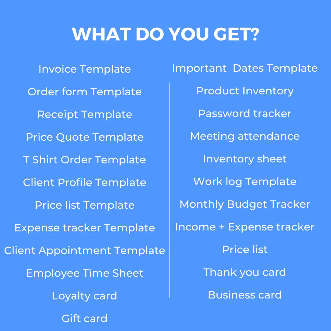 Downloadable Small Business 30 Pages Bundle – TheCEO.Store