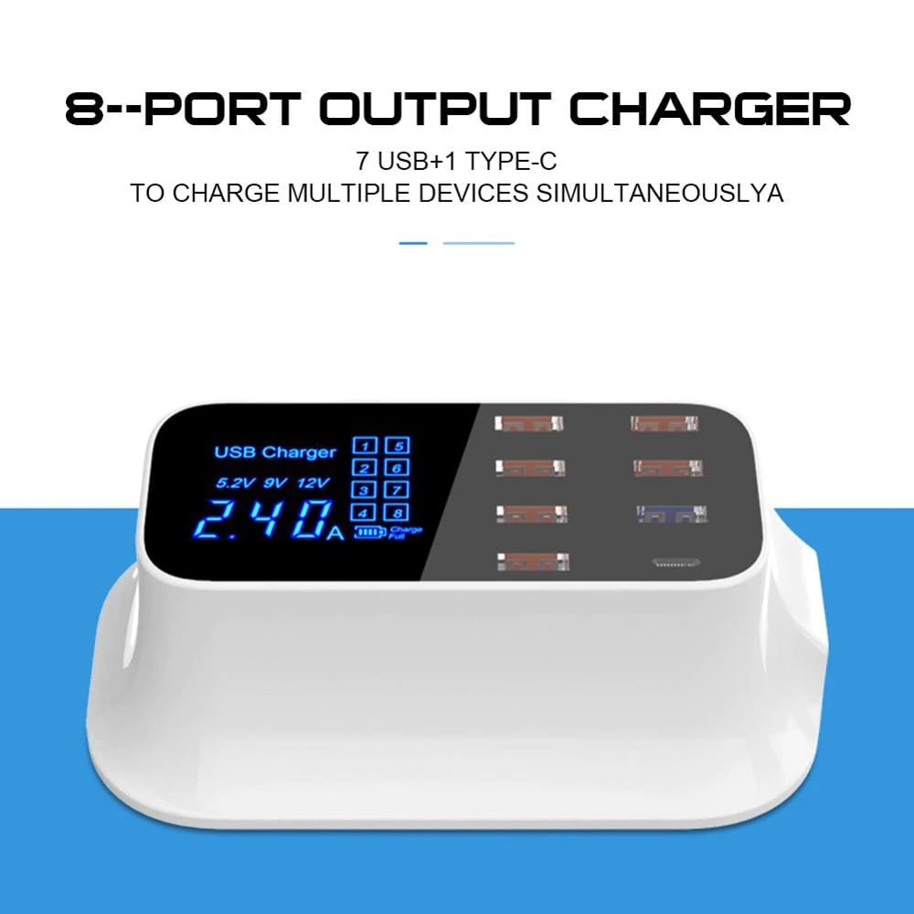 Multi-Port USB Charger Station Type C – TheCEO.Store