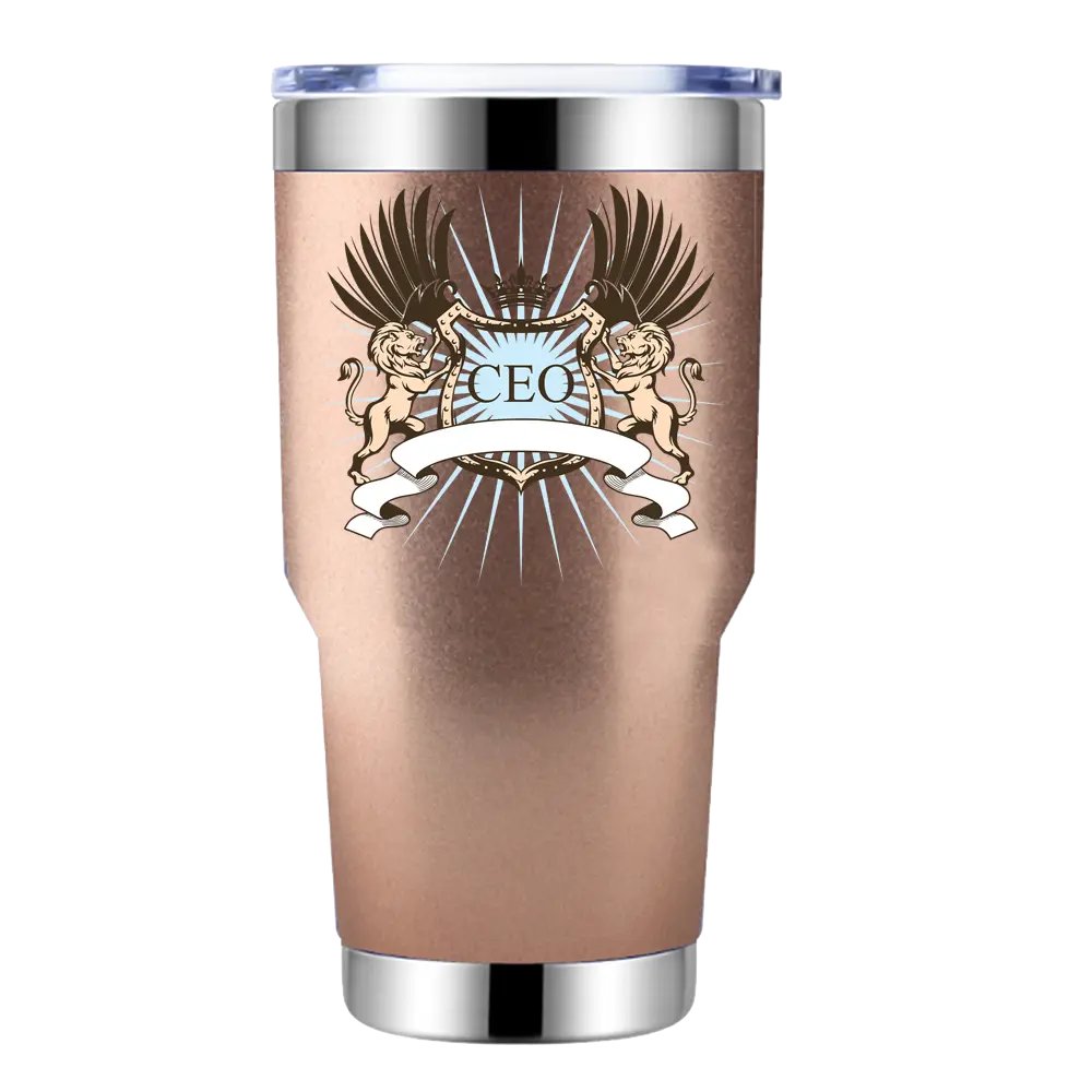 CEO Lion Crest 30oz Insulated Vacuum Sealed Tumbler – TheCEO.Store
