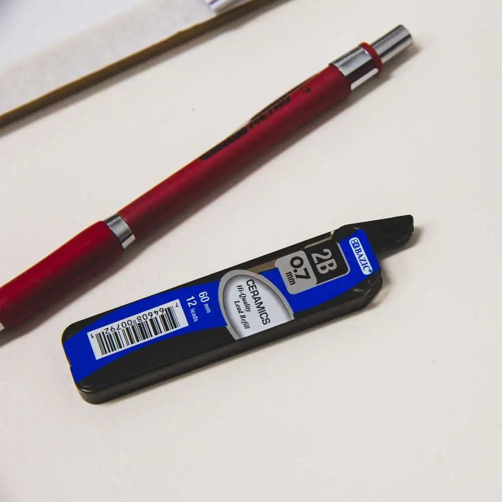 Mechanical Pencil Lead Ceramics High-Quality 0.7 mm 12Ct. (3/Pack ...