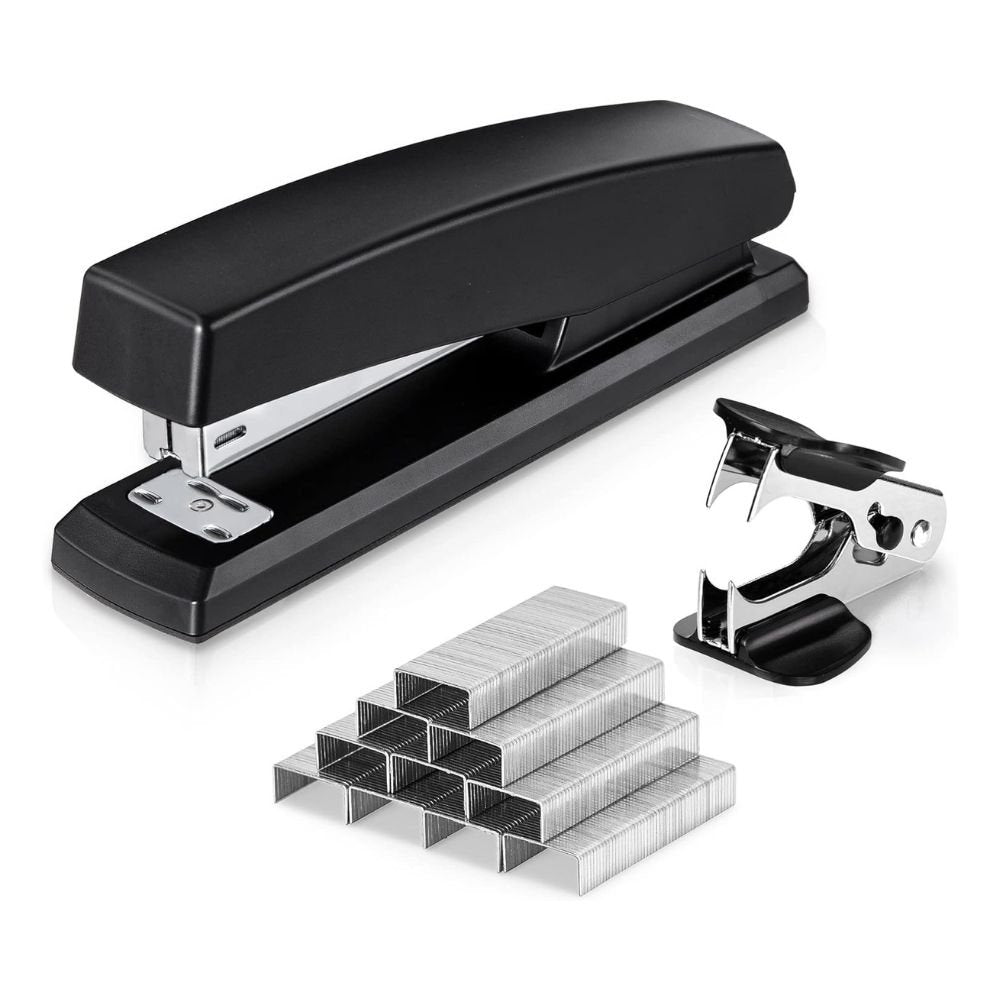 Metal Full Strip Stapler Set with Staples No. 26/6 & Staple Remover ...