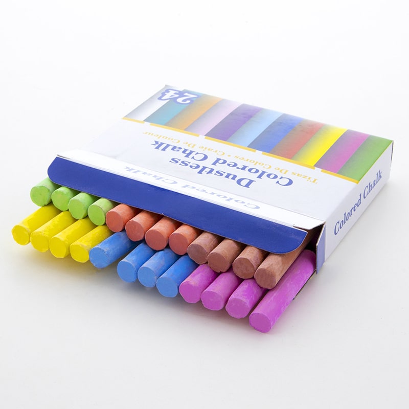 Dustless Assorted Color Chalk (24/Box) – TheCEO.Store
