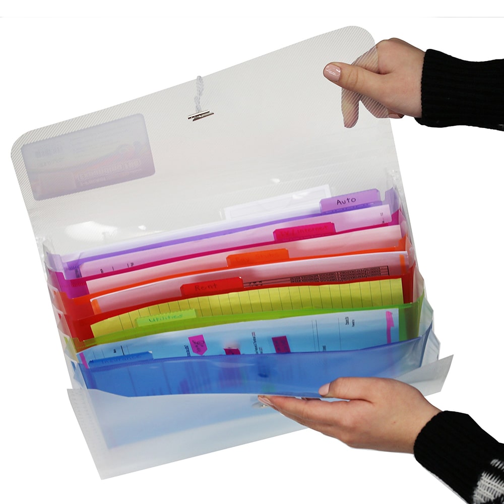 Rainbow 7-Pocket Letter Size Poly Expanding File – TheCEO.Store