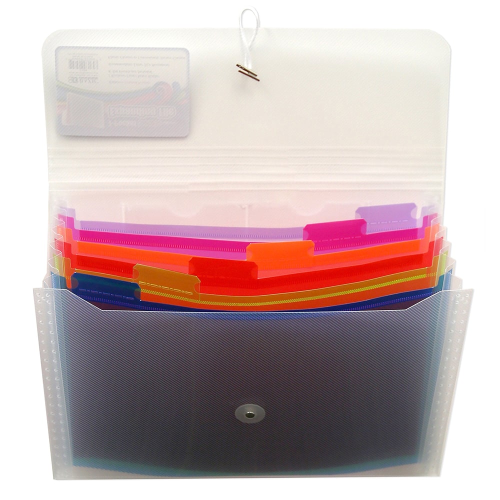 Rainbow 7-Pocket Letter Size Poly Expanding File – TheCEO.Store