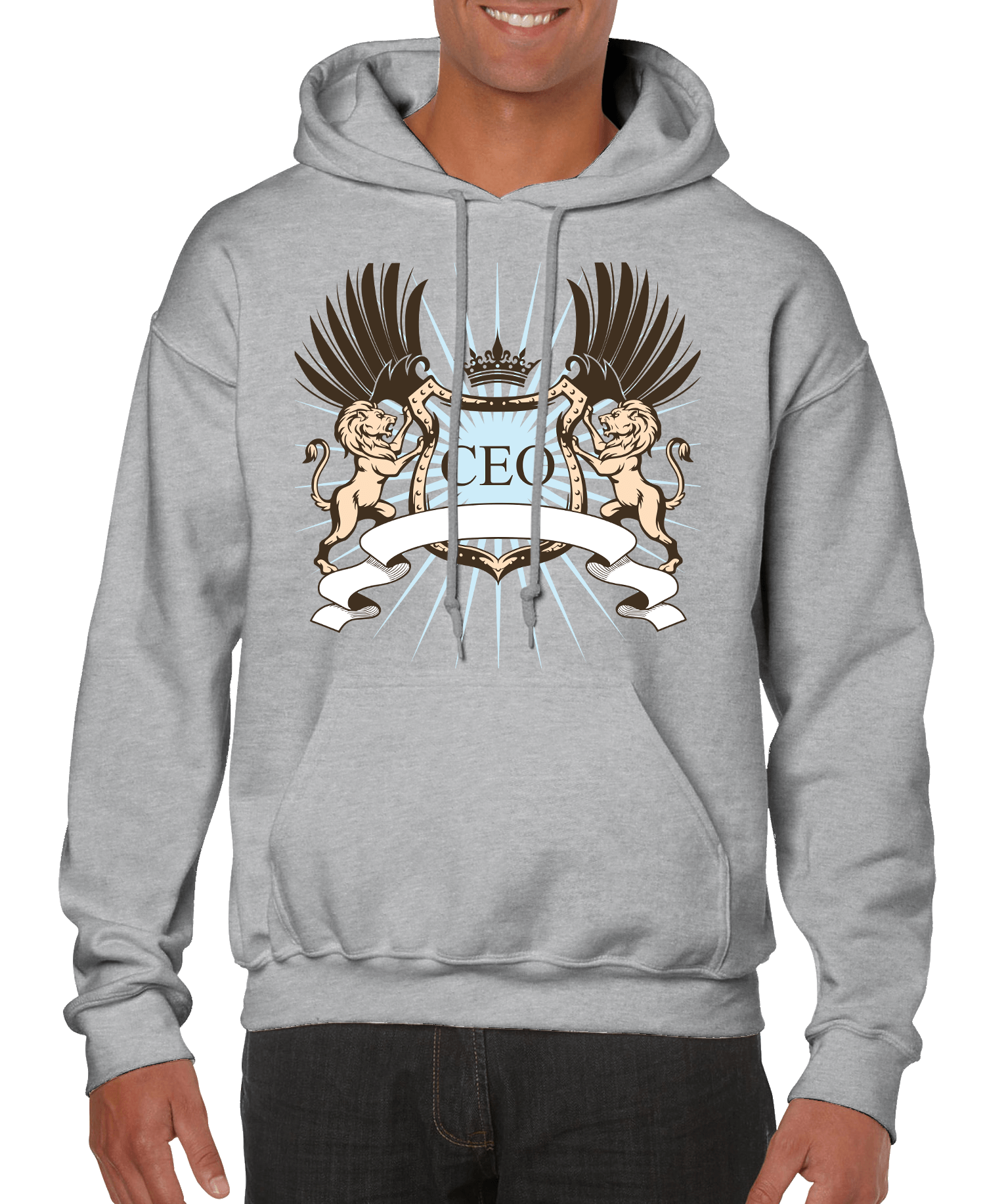 CEO Lion Crest Men’s Hoodie – TheCEO.Store