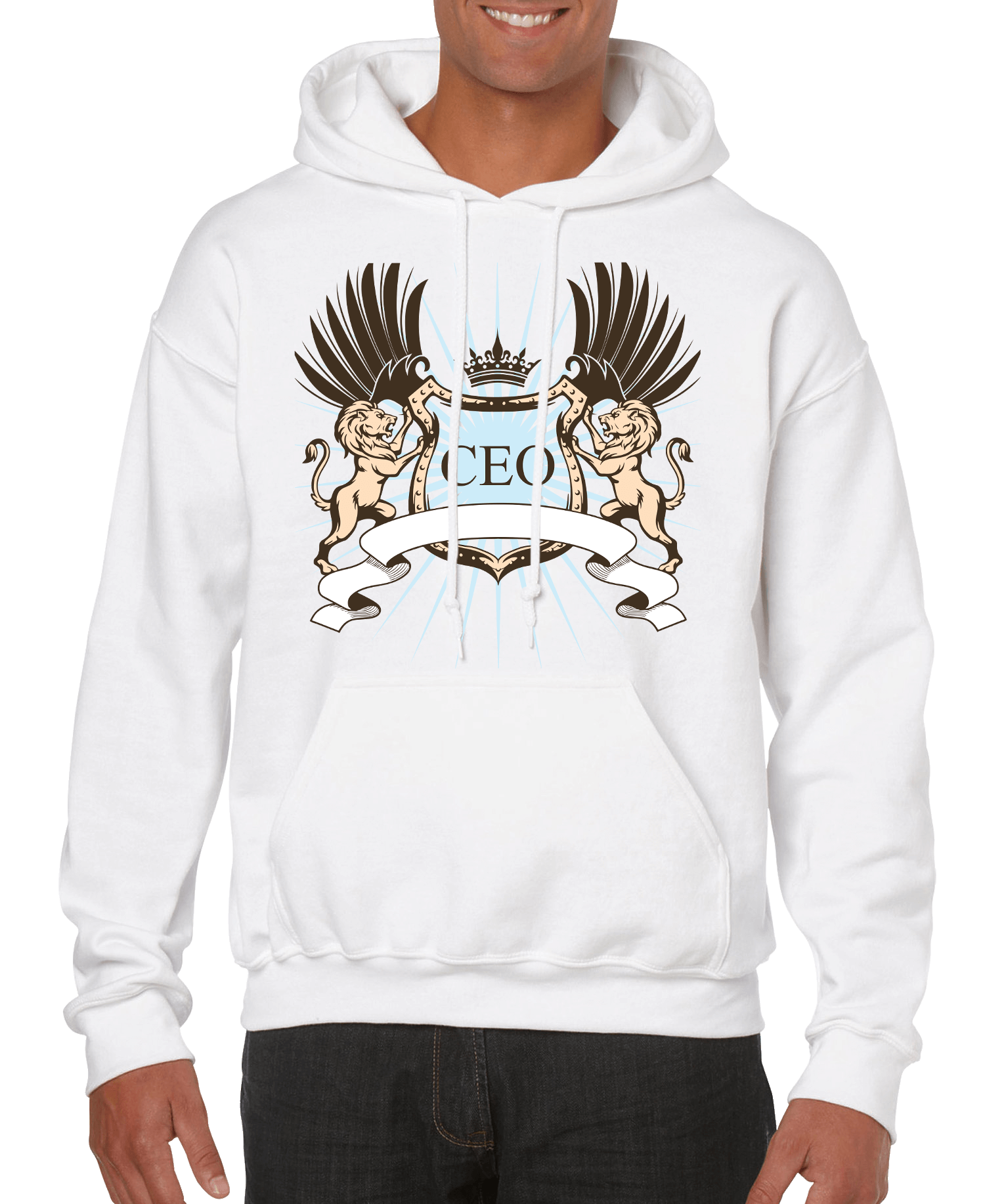 CEO Lion Crest Men’s Hoodie – TheCEO.Store